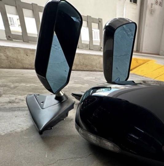 Honda accord euro r cl7r GT mirror with mod original base plate, Car ...
