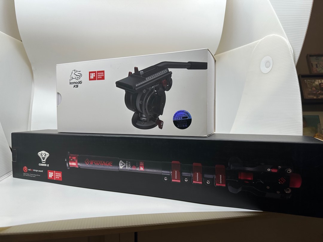iFootage Cobra 2 C150 Komodo K5 單腳及液壓頭 非Gitzo, 攝影器材, 鏡頭及裝備 - Carousell