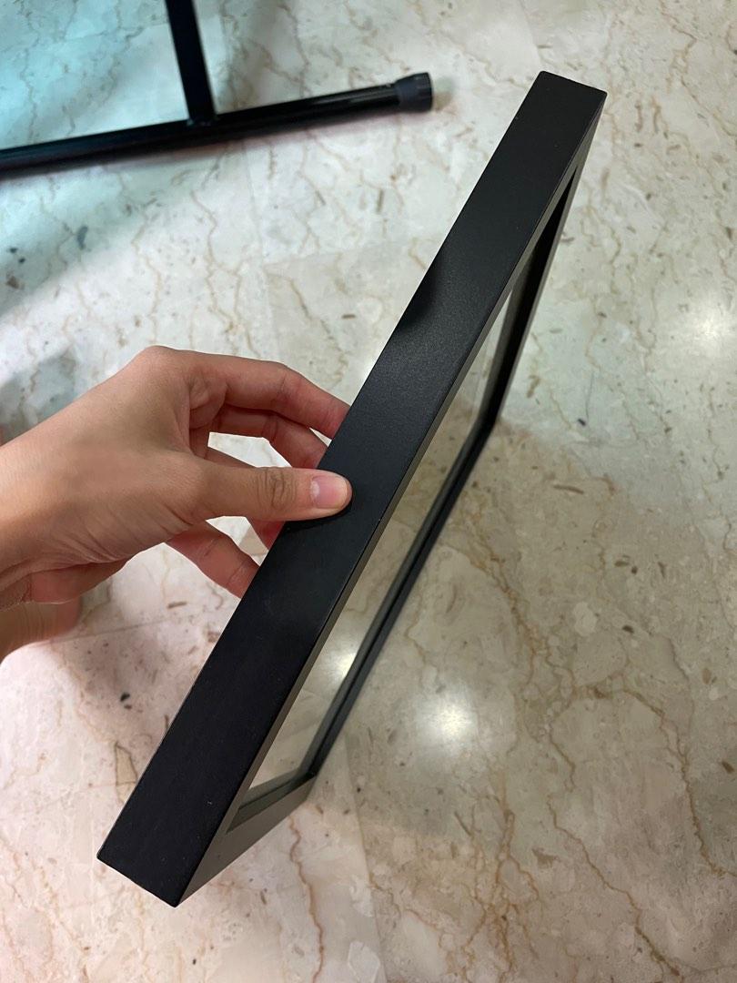 IKEA Photo Picture Frame Hang Wall Stand Black Wooden, Furniture & Home ...