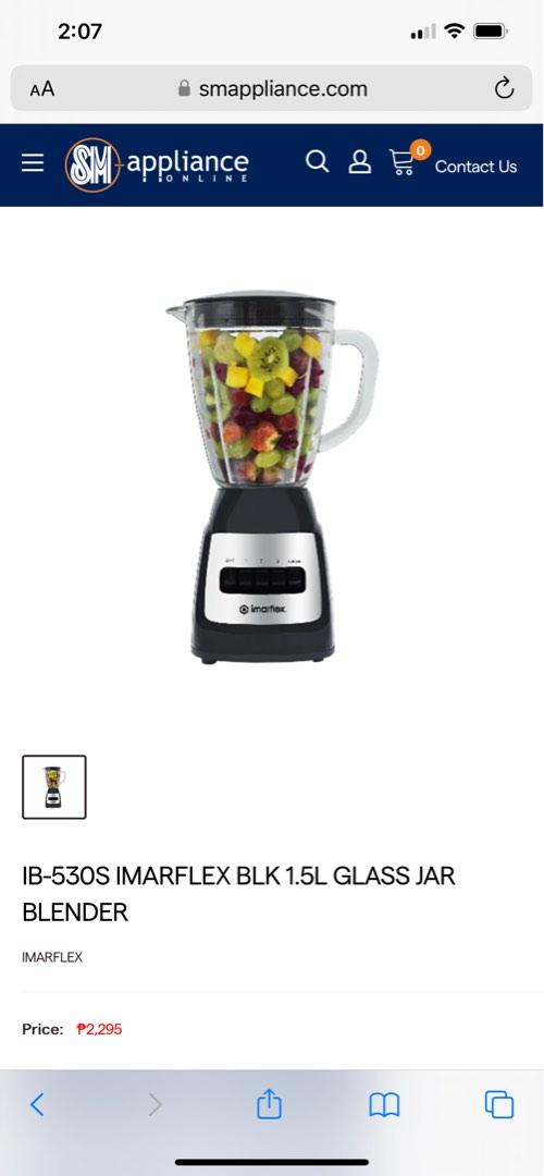 Imarflex multi blender 1500cc, TV & Home Appliances, Kitchen Appliances ...