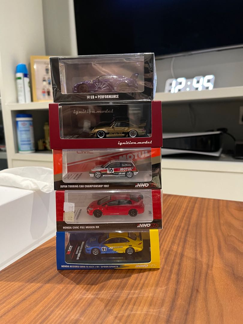 Inno64 Ignition 1/64 Honda Accord Euro R Spoon , CIVIC Mugen, RWB 911 ...