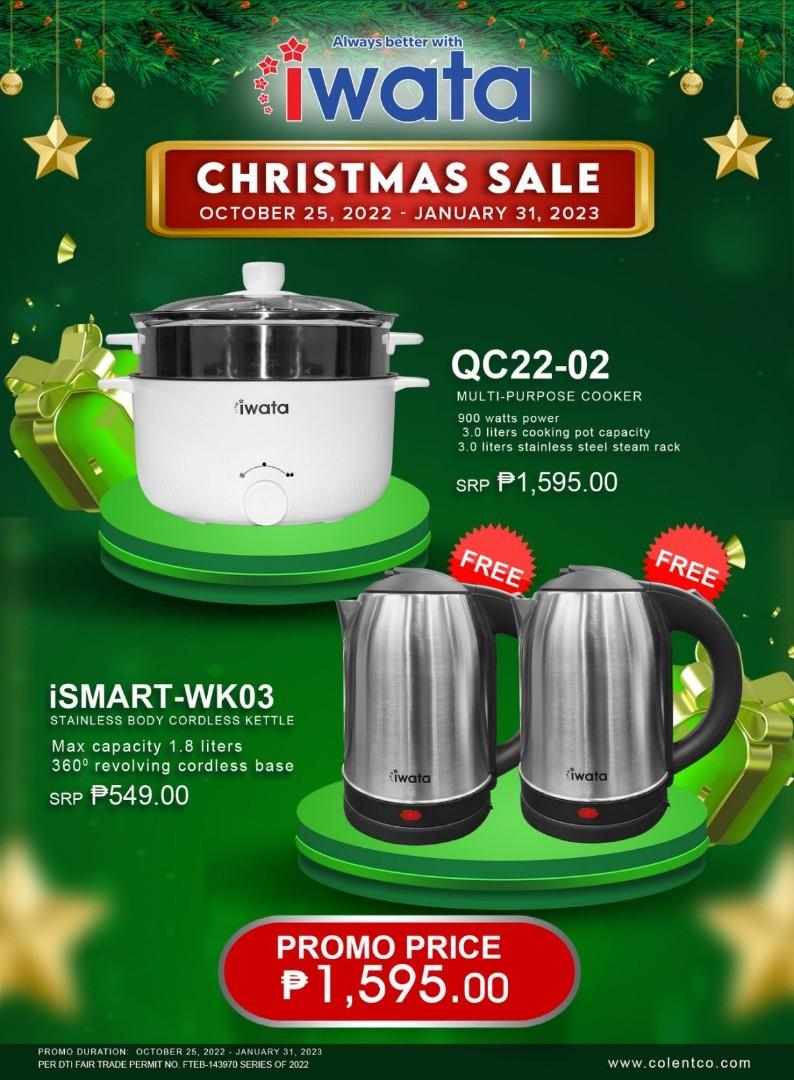 IWATA KITCHEN APPLIANCES PROMO WITH FREEBIE, TV & Home Appliances ...