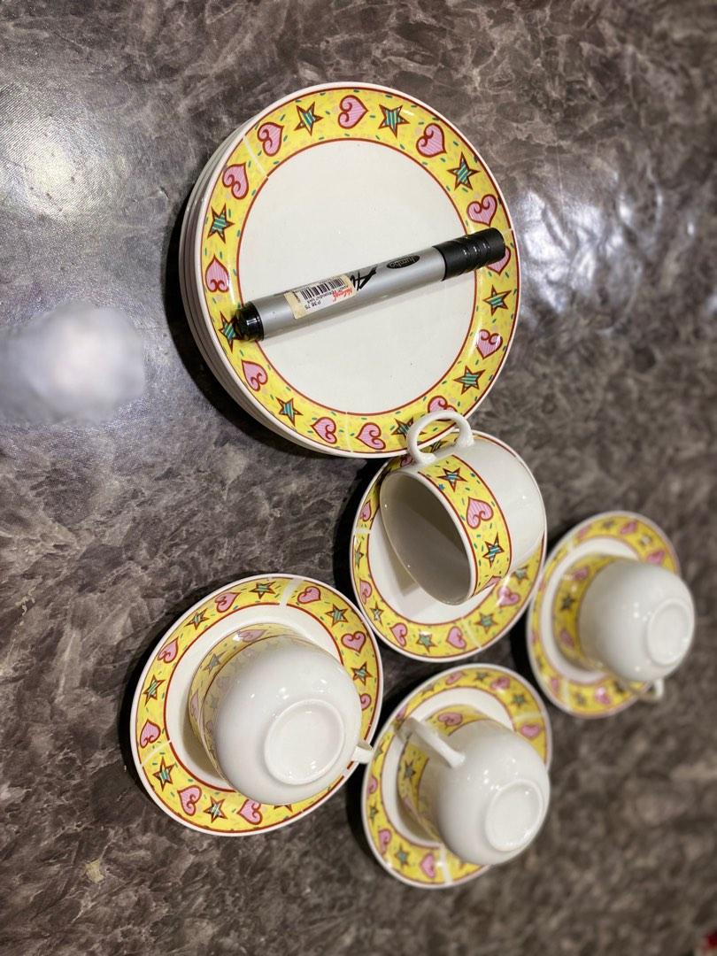Japan Surplus Cups and Saucers Set (12pcs.), Furniture & Home Living ...