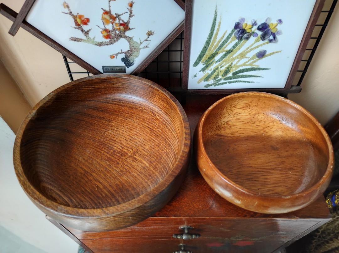 JAPAN SURPLUS Wooden Bowl, Furniture & Home Living, Kitchenware ...