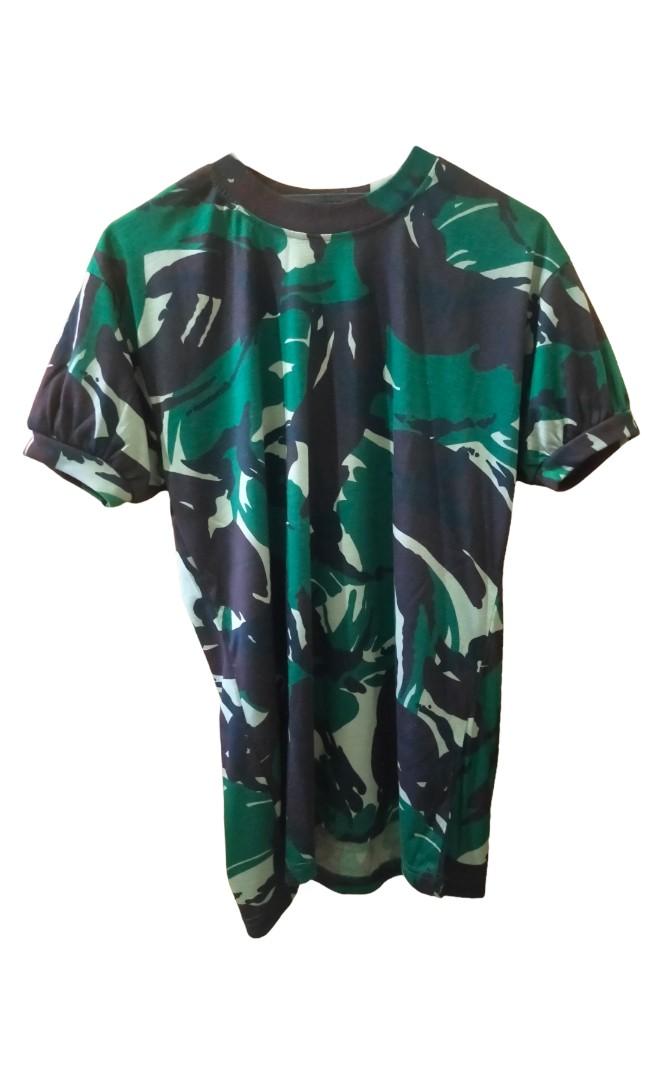 Kaos Army / Kaos Tentara, Fesyen Wanita, Pakaian Wanita, Bawahan di ... Kaos Army / Kaos Tentara, Fesyen Wanita, Pakaian Wanita, Bawahan di ...