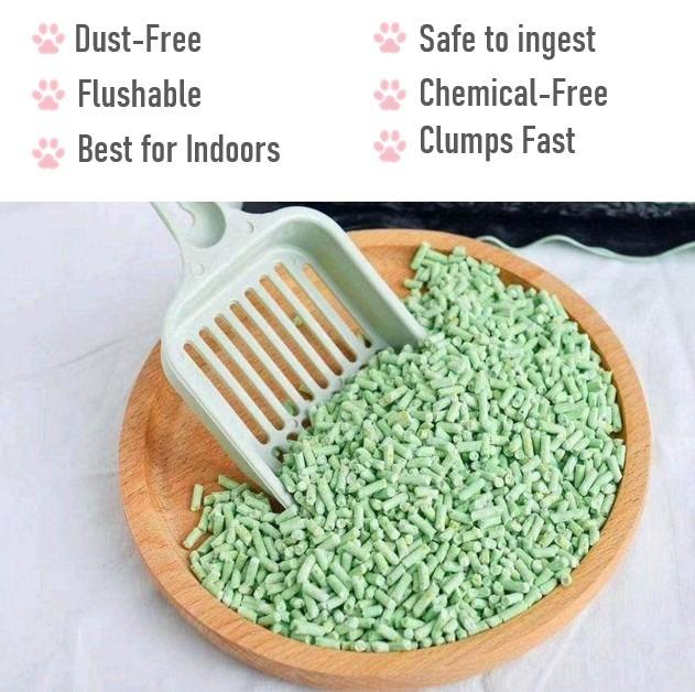 Kitty Joy Cat Tofu Pellet Flushable Fast Clump Lavender, Pet Supplies ...