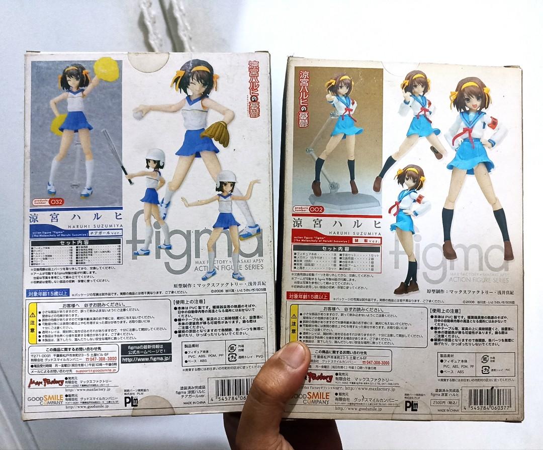 KO figma haruhi suzumiya anime japan toy as pack, Hobbies & Toys, Toys ...