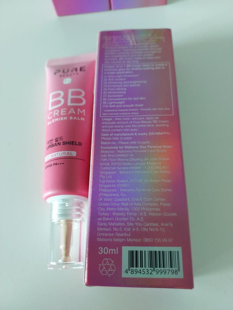 Korea SPF50 BB cream tinted Natural beige colour, Beauty & Personal Care, Face, Face Care on ...