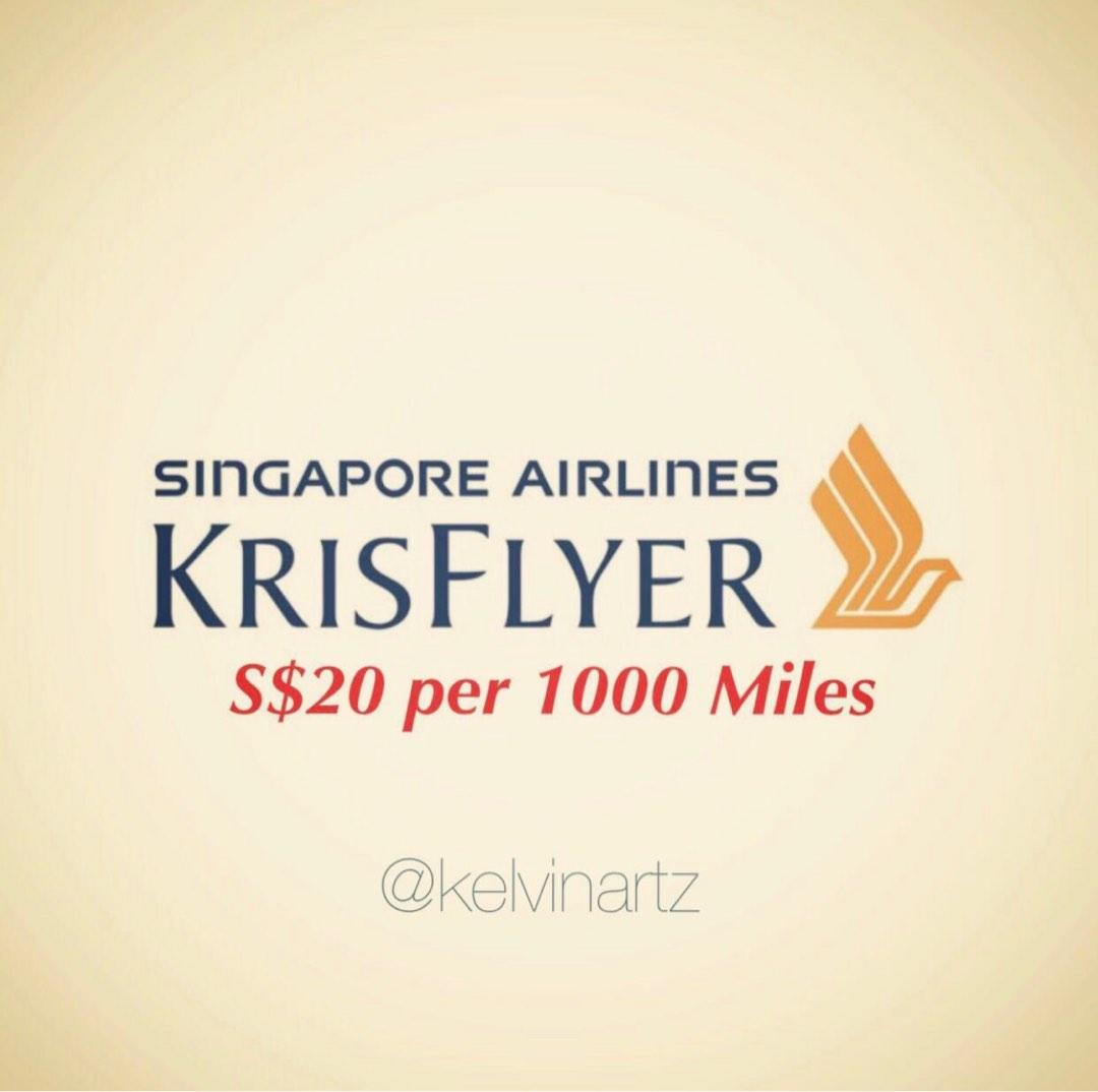 KrisFlyer Miles, Tickets & Vouchers, Flights & Overseas Attractions on ...