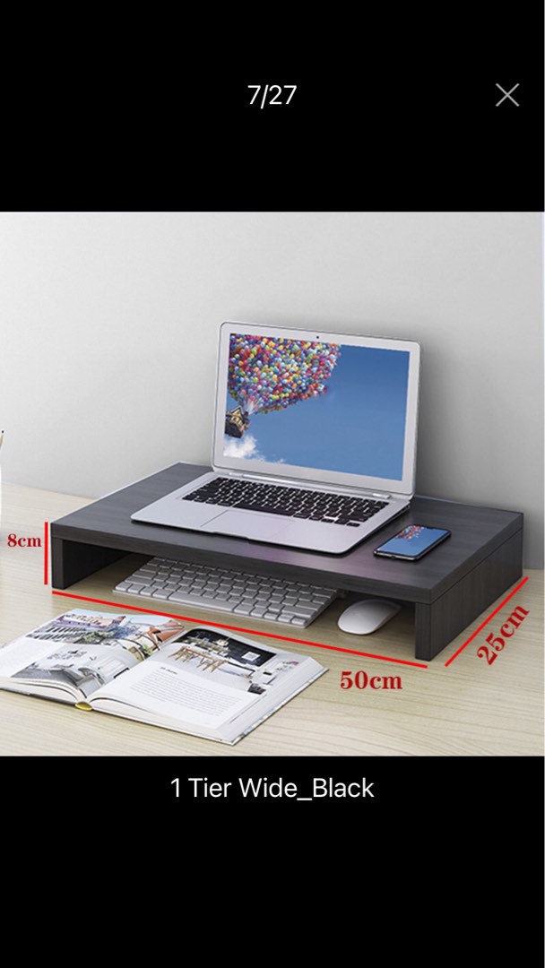 Laptop/ Monitor Riser Stand, Furniture & Home Living, Home Improvement ...