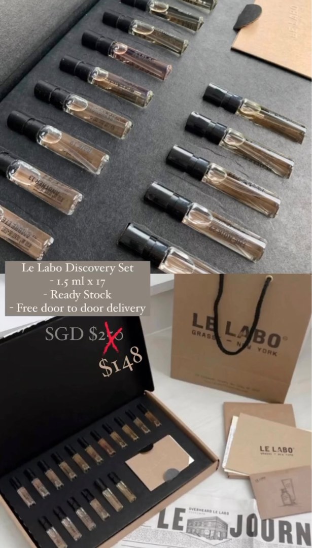 Le Labo Discovery Set (1.5ml x17) perfume, Beauty & Personal Care ...