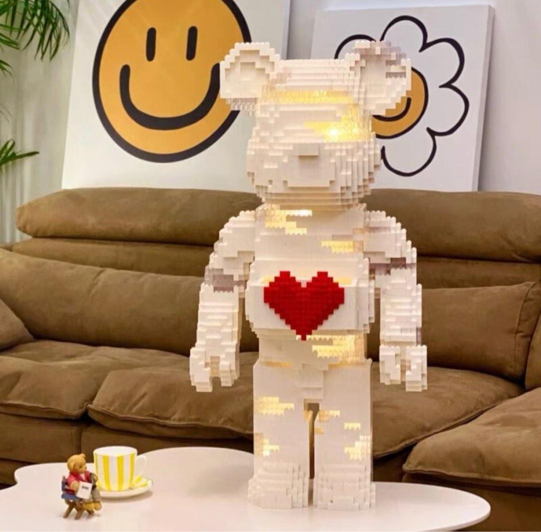 Lighted Brick bear DIY BIG SIZE, Hobbies & Toys, Toys & Games on Carousell