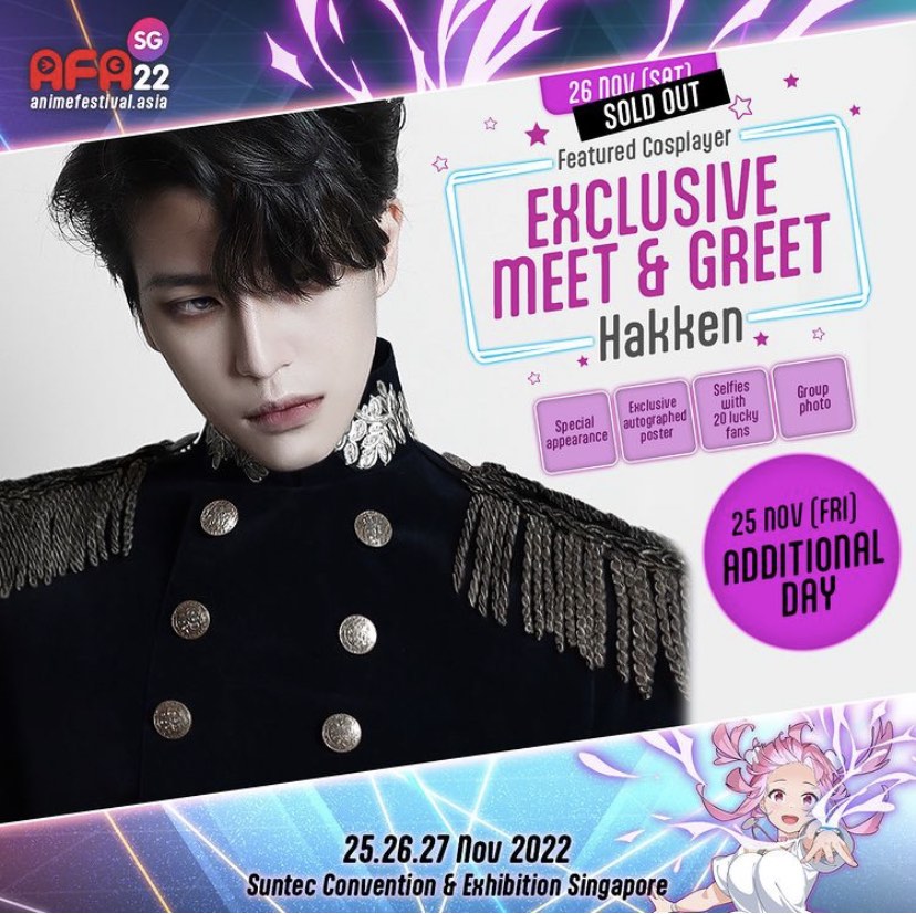 [BID CLOSED] AFA ticket for meet and greet with hakken(25 Nov), Tickets ...