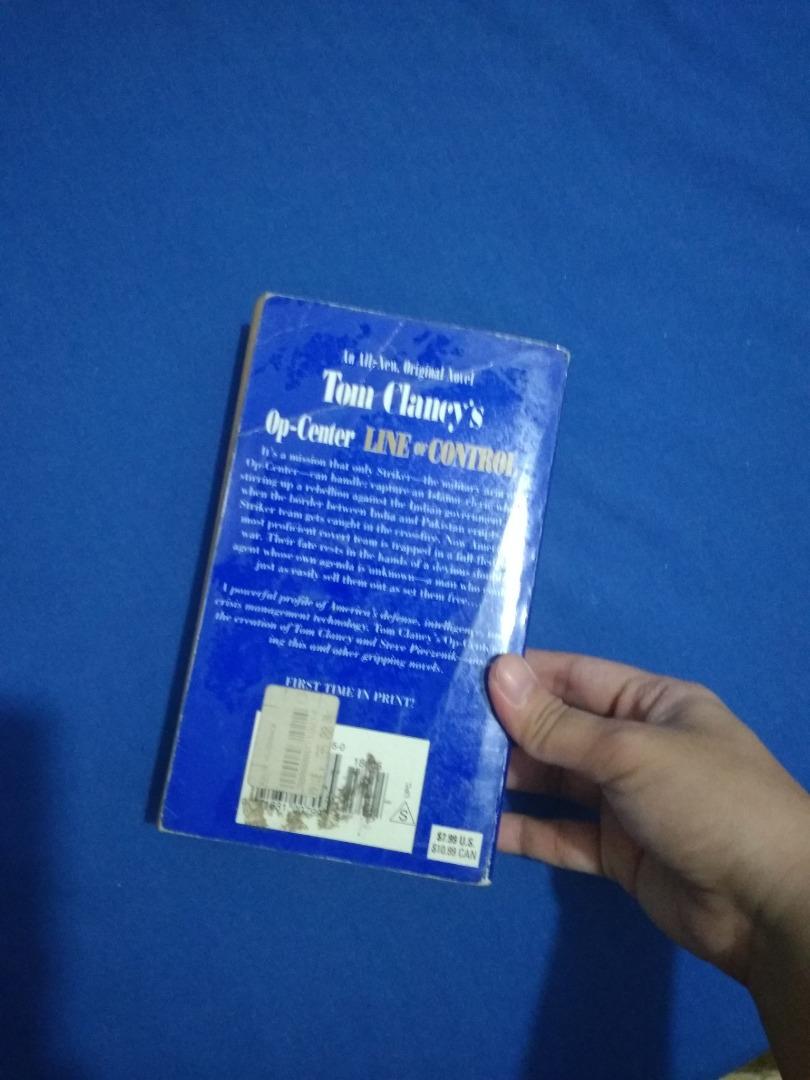 Line of Control by Tom Clancy (Free Thriller pre loved book), Hobbies ...