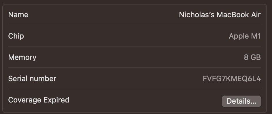 M1 Macbook Air Base model Space grey, Computers & Tech, Laptops ...