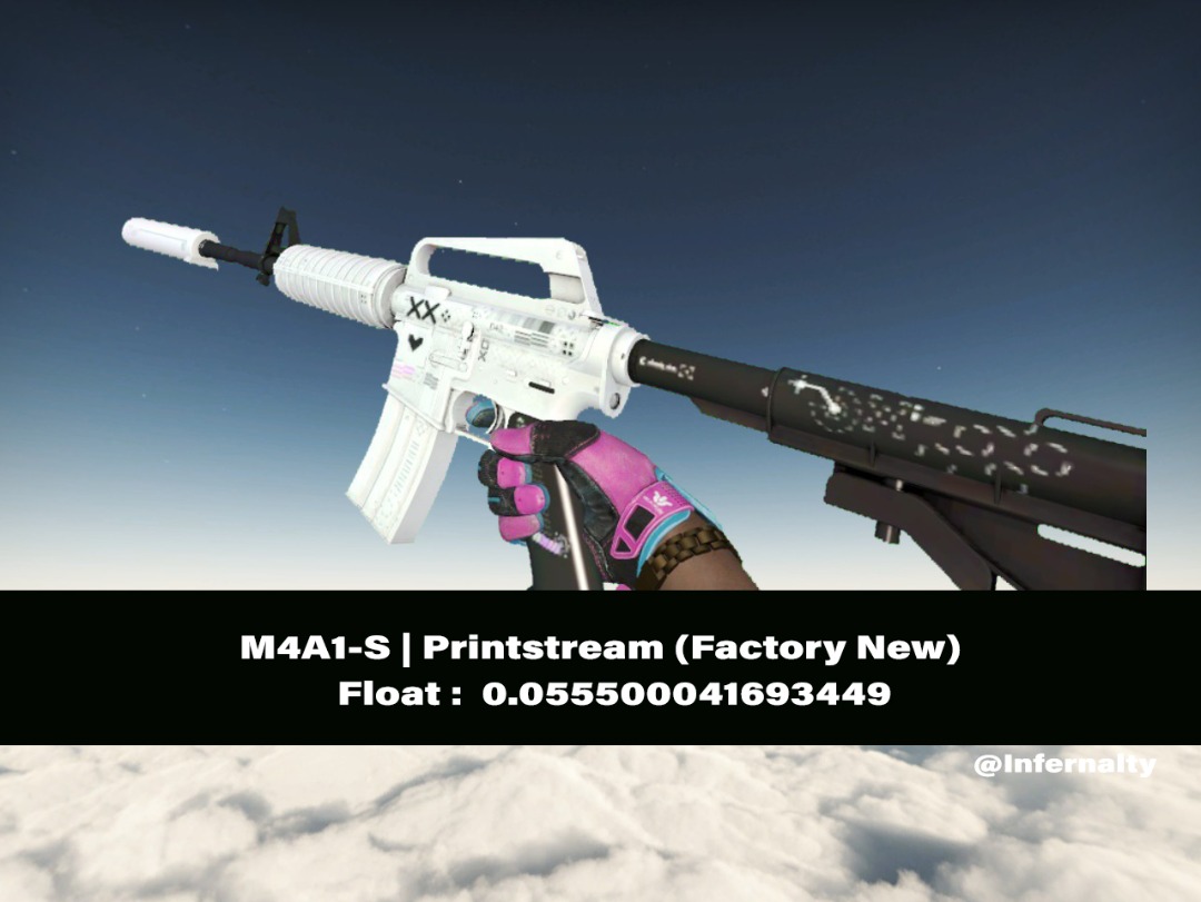 M4A1-S Printstream FN CSGO SKINS KNIVES, Video Gaming, Gaming ...