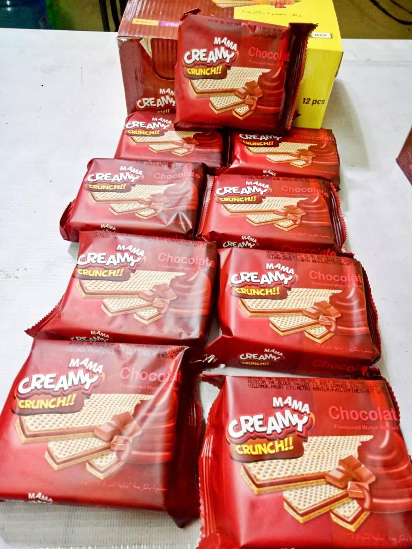 Mama Creamy Crunch Chocolate Wafer Biscuit, Food & Drinks, Other Food ...