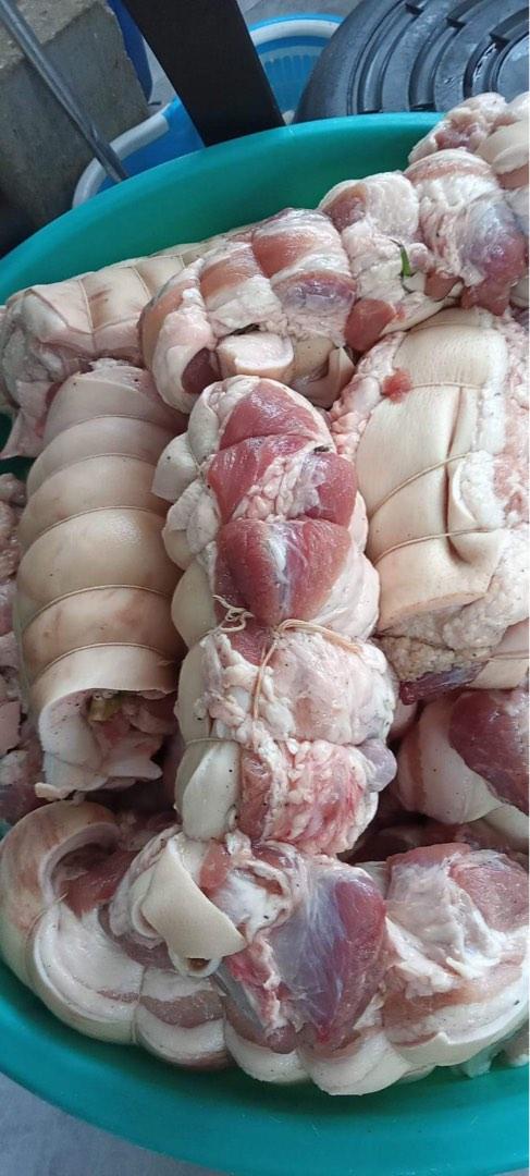 Marinated Lechon Roll, Food & Drinks, Chilled & Frozen Food on Carousell