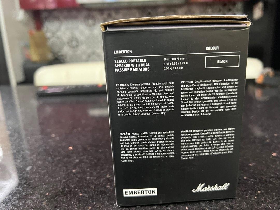 Marshall speaker Emerton, Audio, Soundbars, Speakers & Amplifiers on ...