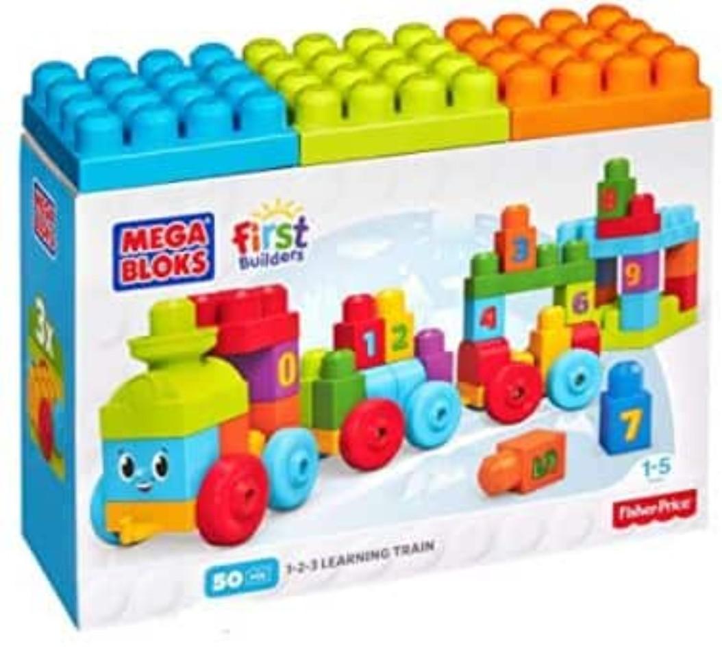 Mega Bloks 1 2 3 Learning Train, Hobbies & Toys, Toys & Games on Carousell