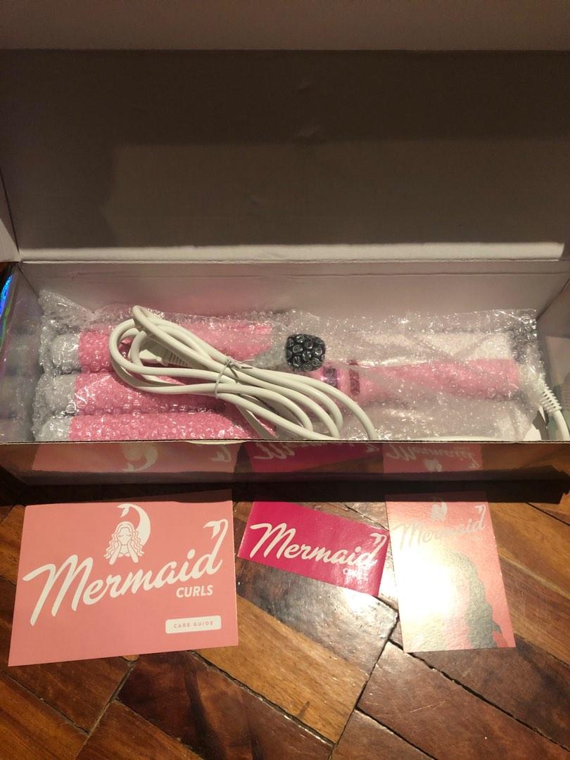 Mermaid curls iron hair styling, Beauty & Personal Care, Hair on Carousell