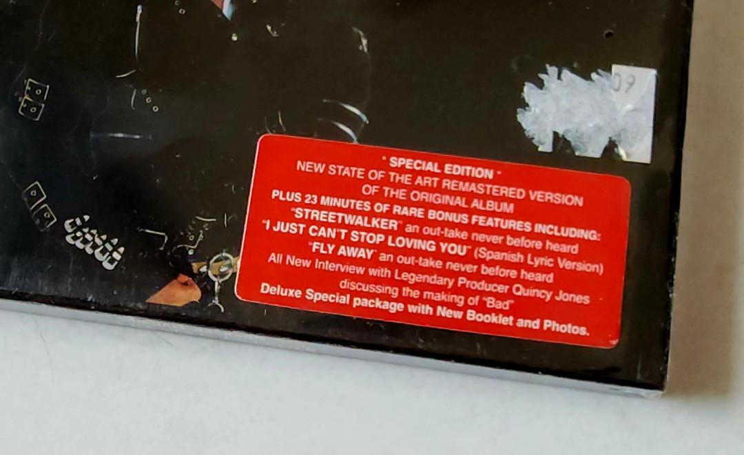 Michael Jackson ~ BAD ( SPECIAL EDITION ) ( MALAYSIA PRESS ) CD ...