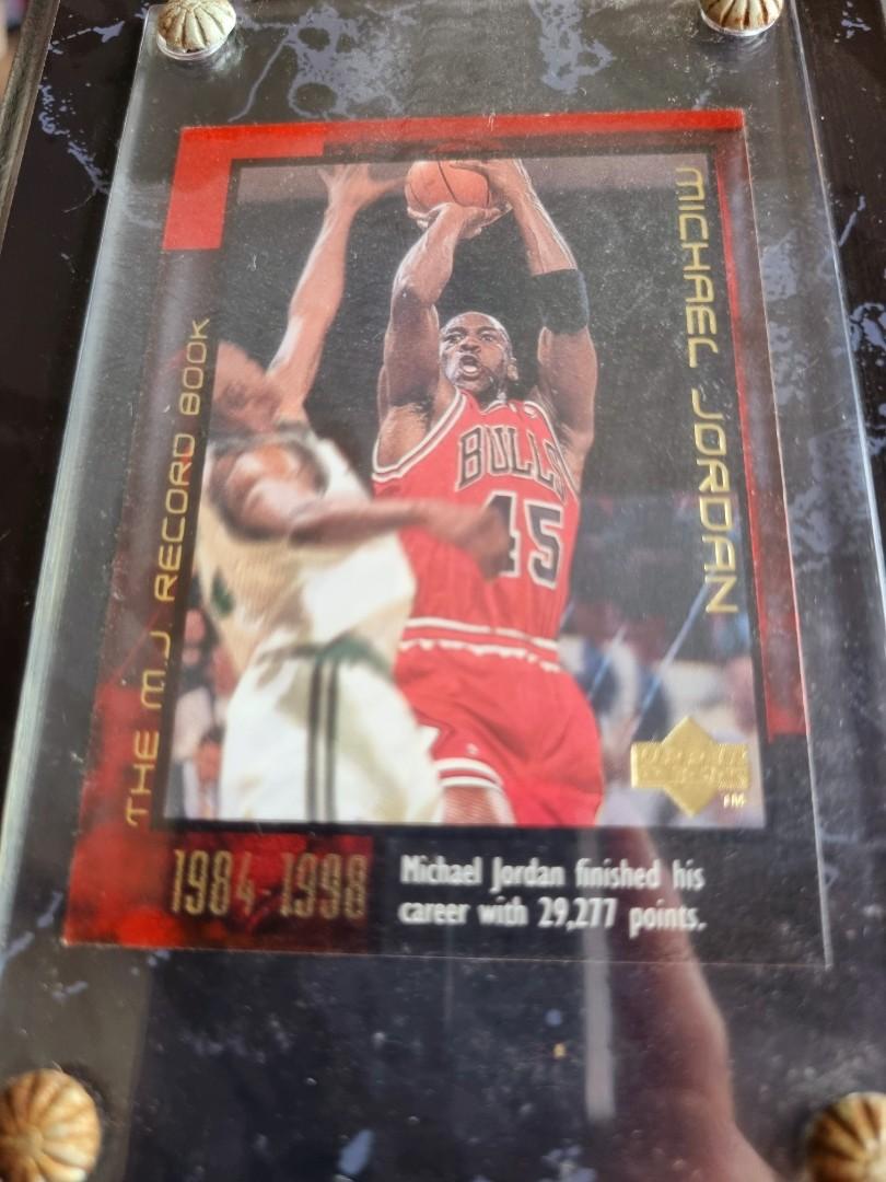 Michael Jordan Plaque - 'The Last Shot' (With duplicated Michael Jordan ...