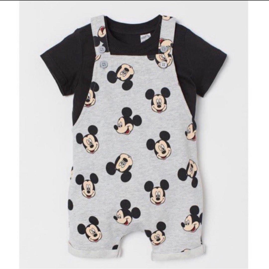 Mickey Mouse Overalls, Babies & Kids, Babies & Kids Fashion on Carousell