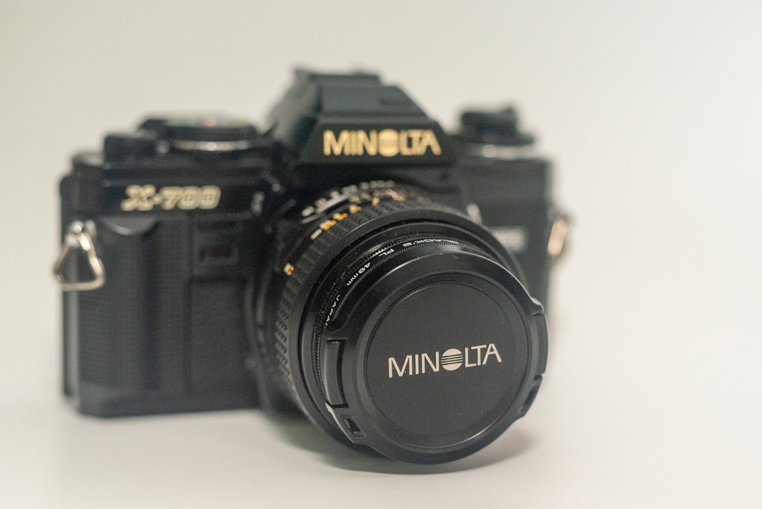 Minolta X-700 with 50mm F2 lens, Photography, Cameras on Carousell