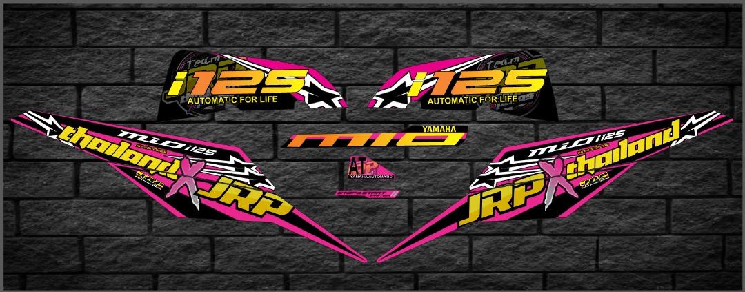 MIO I125 JRP STOCK DECALS, Motorbikes, Motorbike Parts & Accessories ...
