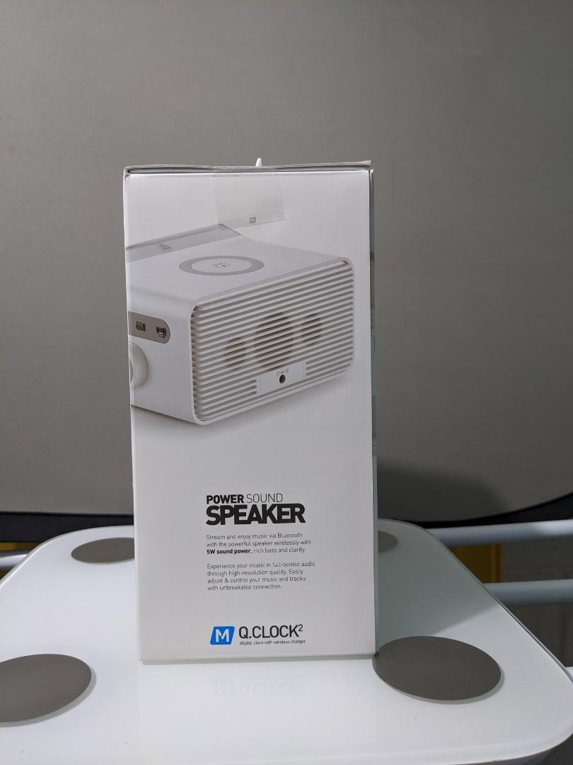 Momax Q.Clock 2 Digital Clock With Wireless Charger and Speaker ...