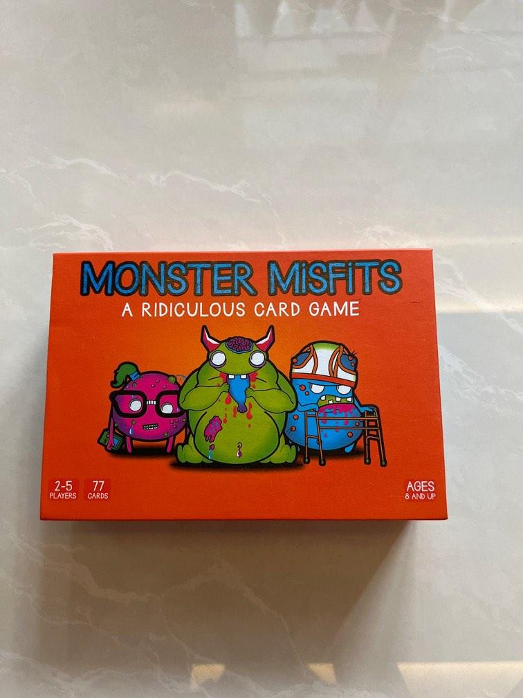 Monster Misfits Board Game, Hobbies & Toys, Toys & Games on Carousell
