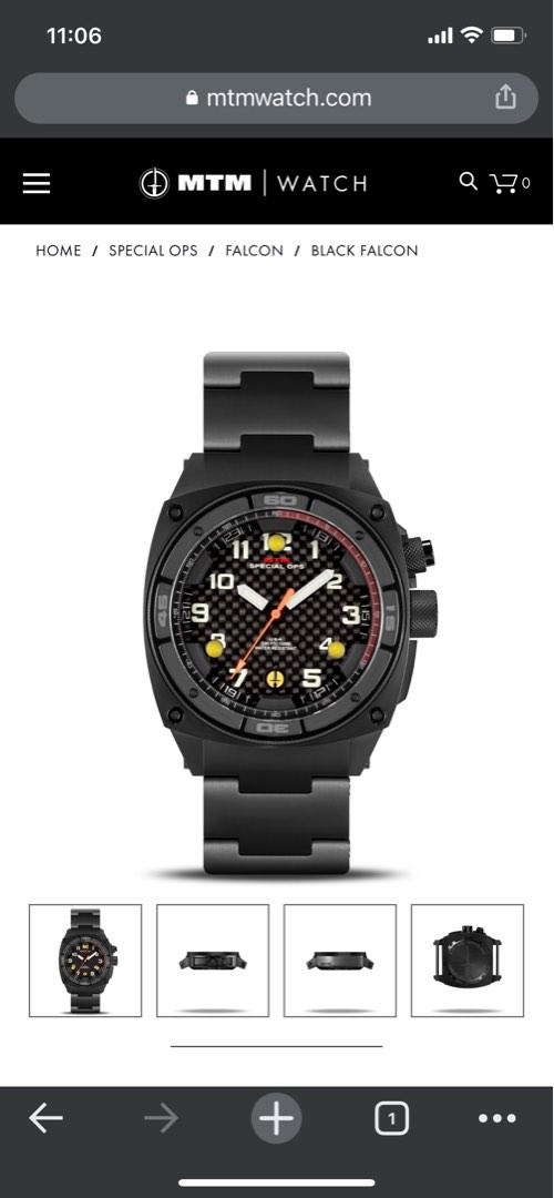 MTM Black Hawk (Steel), Men's Fashion, Watches & Accessories, Watches on Carousell
