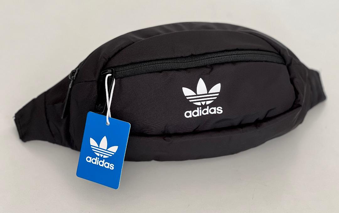 NEW! ADIDAS ORIGINALS NATIONAL BLACK / WHITE HIP FANNY PACK WAIST BELT ...