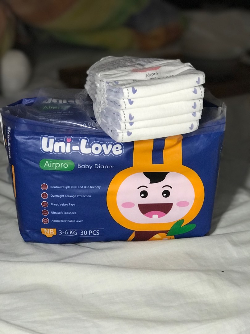 Newborn Uni-Love Airpro Diaper, Babies & Kids, Babies & Kids Fashion on ...