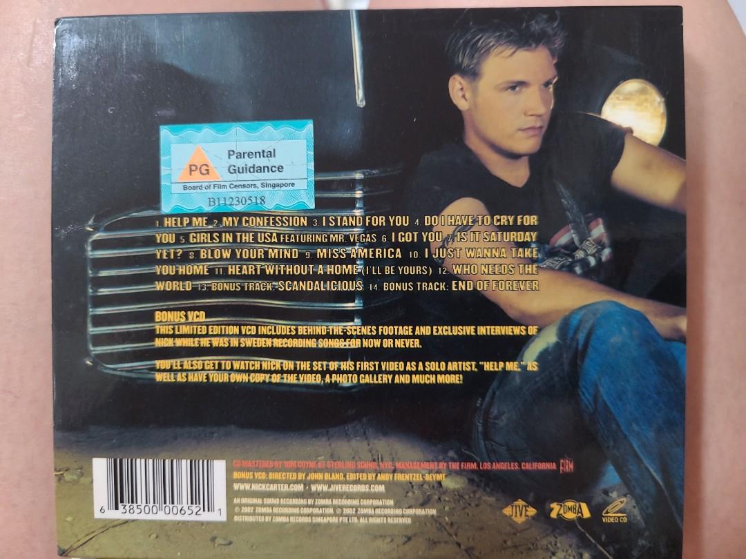 Nick carter Now or never (Special double disc edition), Hobbies & Toys ...
