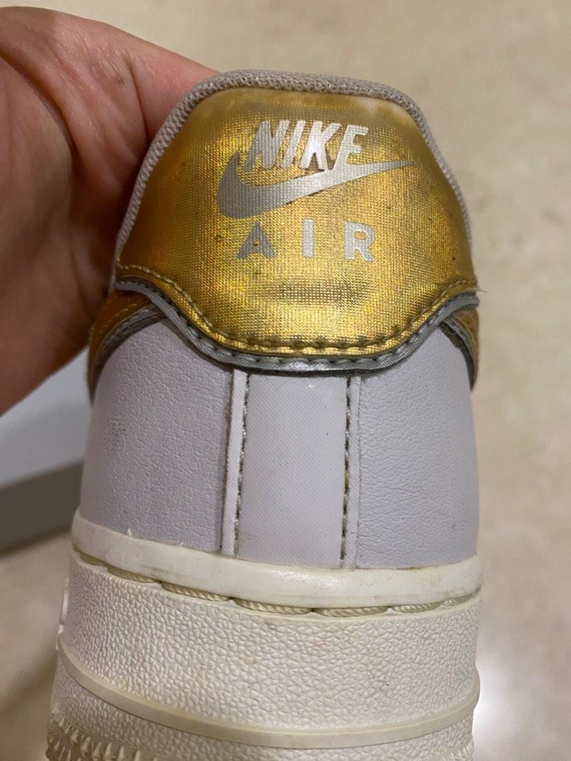 Nike Air Force 1 (Metalic Gold), Women's Fashion, Footwear, Sneakers on ...