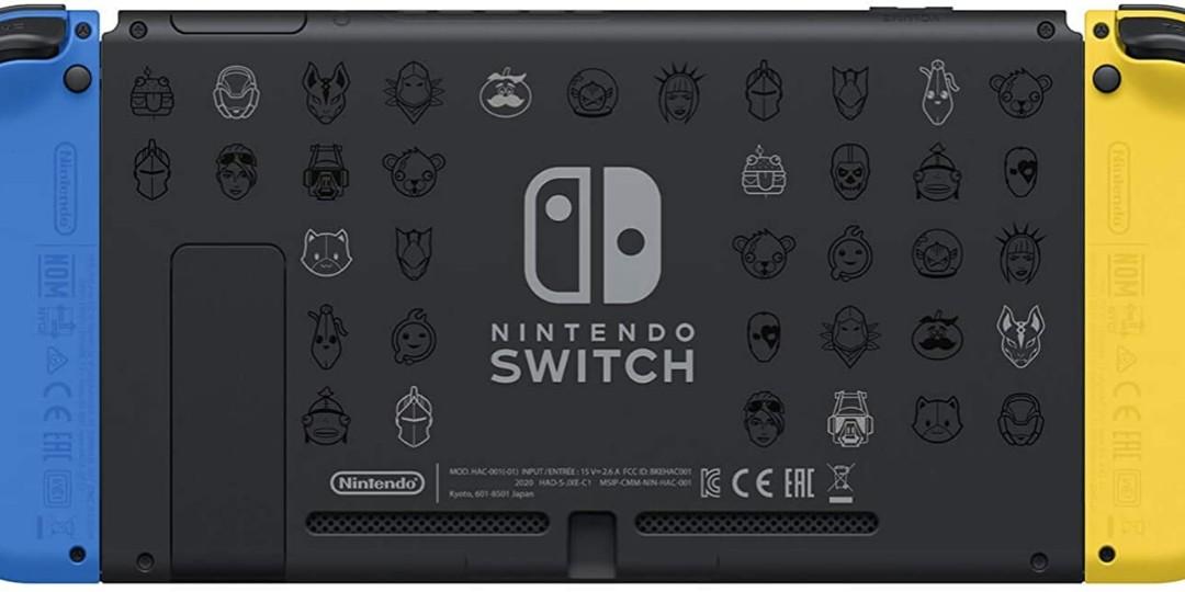 Nintendo Switch V2 Fortnite Limited Edition with Free Lazytech Starter ...