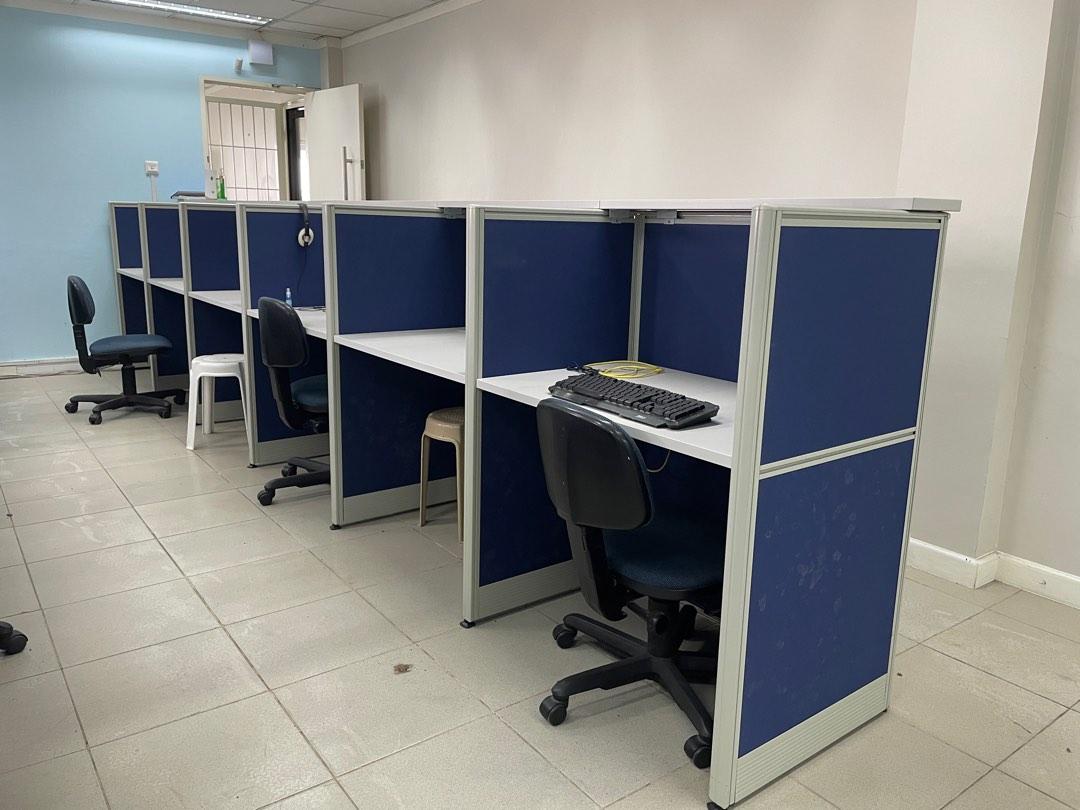 Office Modules Set / Office Cubicle / Office Partition / Work Station ...
