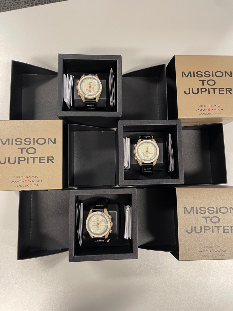 Omega x Swatch JUPITER , Luxury, Watches on Carousell