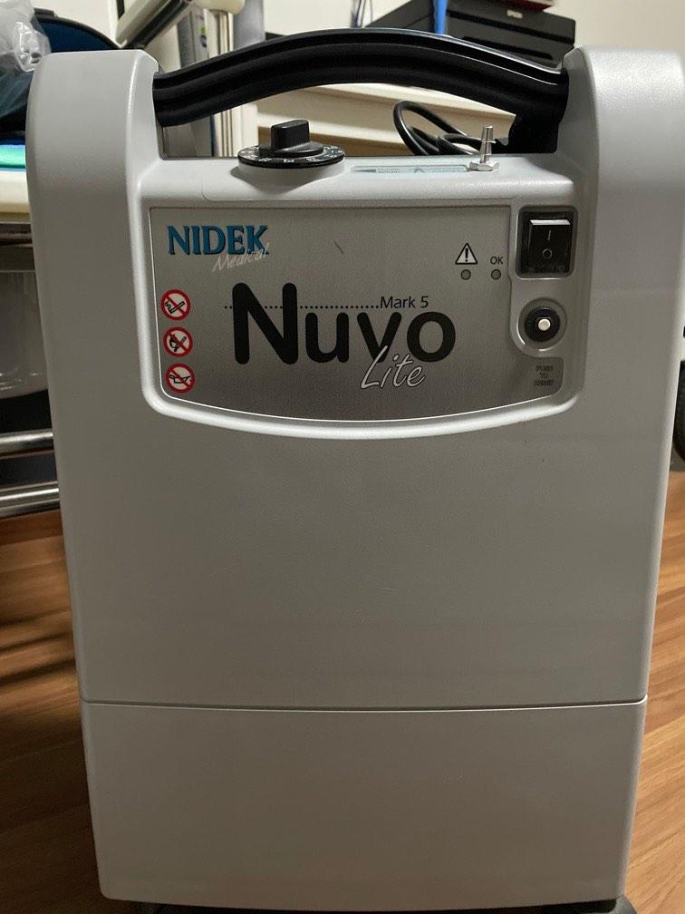 Oxygen Concentrator Nidek Nuvo Lite Mark 5, Health & Nutrition, Medical ...