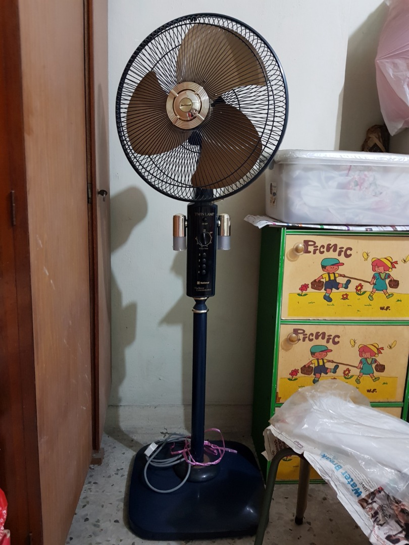 Panasonic Stand Electric Fan with 6 hours Timer, Furniture & Home ...