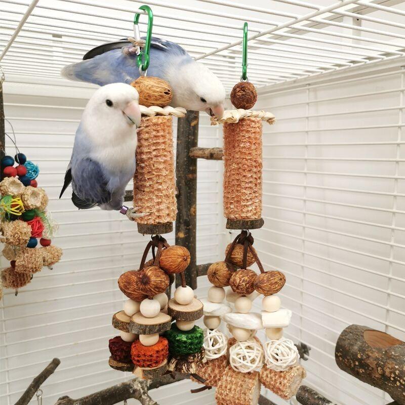 Parrot Chewing Toy | Bird Cuttlefish Bone | Carambola Corn Cob | Rattan ...
