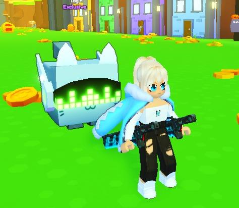 Pet Simulator X (PSX) | Huge Techno Cat, Video Gaming, Gaming ...