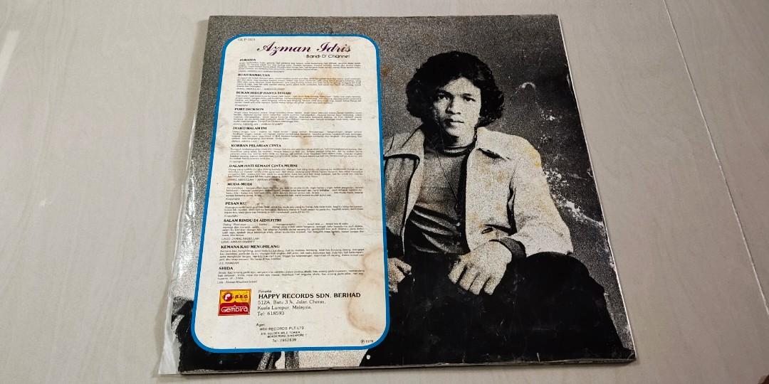 Piring Hitam LP Azman Idris - Zuraidah, Hobbies & Toys, Music & Media ...