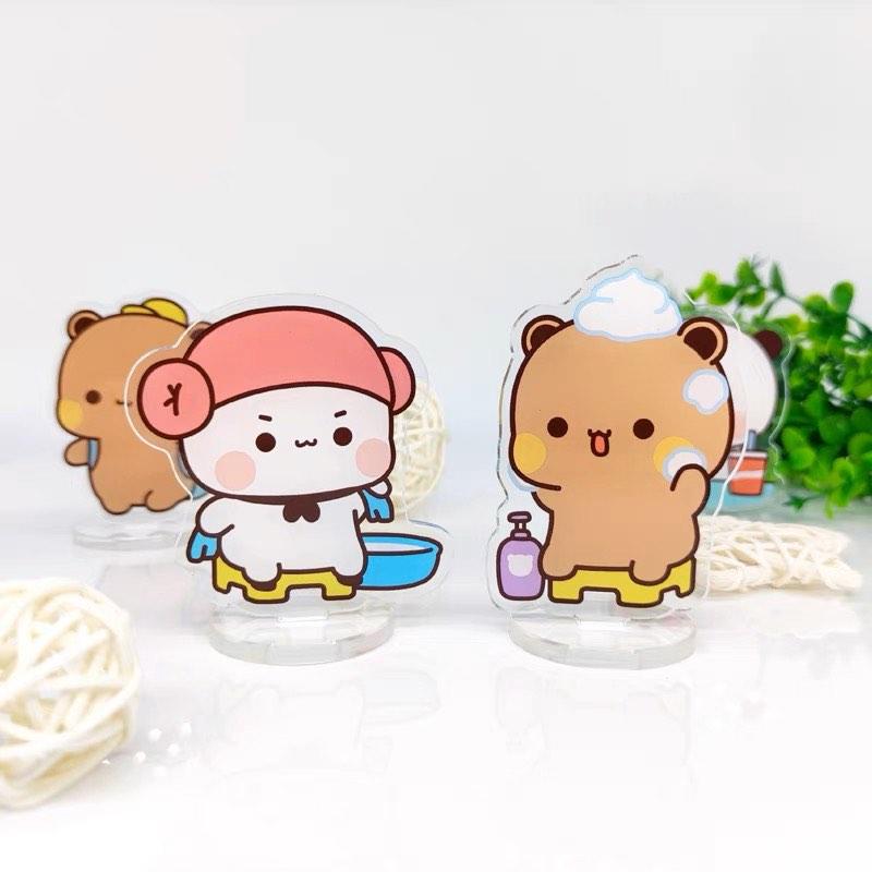 PO BEAR PANDA TABLE FIGURINE SET PO CHRISTMAS GIFT ANNIVERSARY PROPOSAL ...