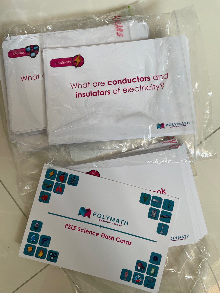 Polymath PSLE Science flashcard, Hobbies & Toys, Books & Magazines ...