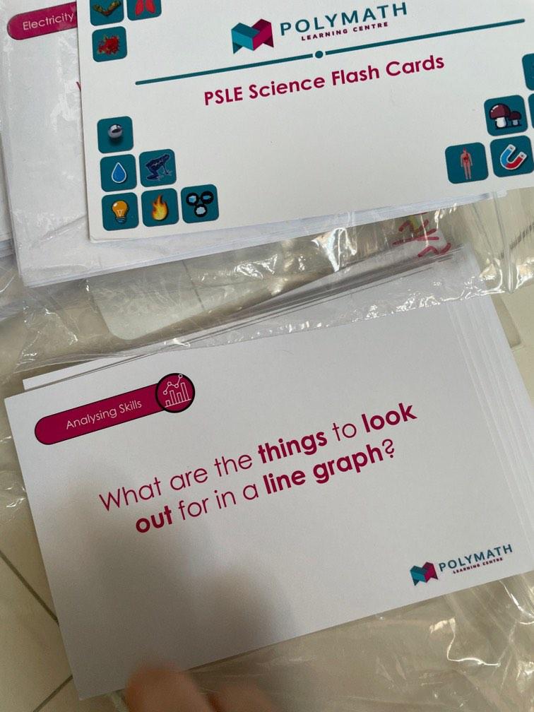 Polymath PSLE Science flashcard, Hobbies & Toys, Books & Magazines ...