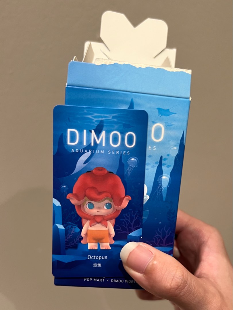 Popmart Dimoo Aquarium Octopus, Hobbies & Toys, Toys & Games on Carousell