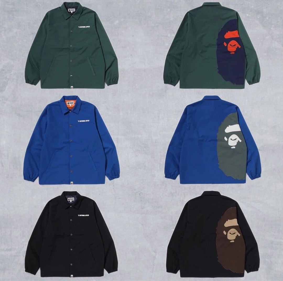[Preorder]BAPE Giant Ape Head Coach Jacket, Men's Fashion, Coats ...